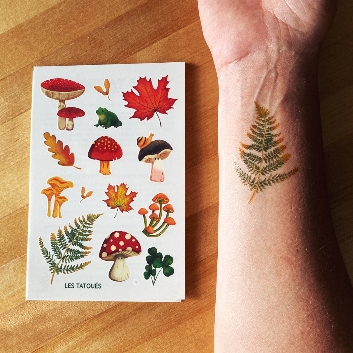 The Mushrooms temporary tattoo – Green Thumb Garden Centre